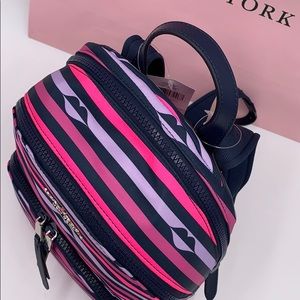 kate spade | Bags | Kate Spade Karissa Nylon Lip Print Md Backpack ...